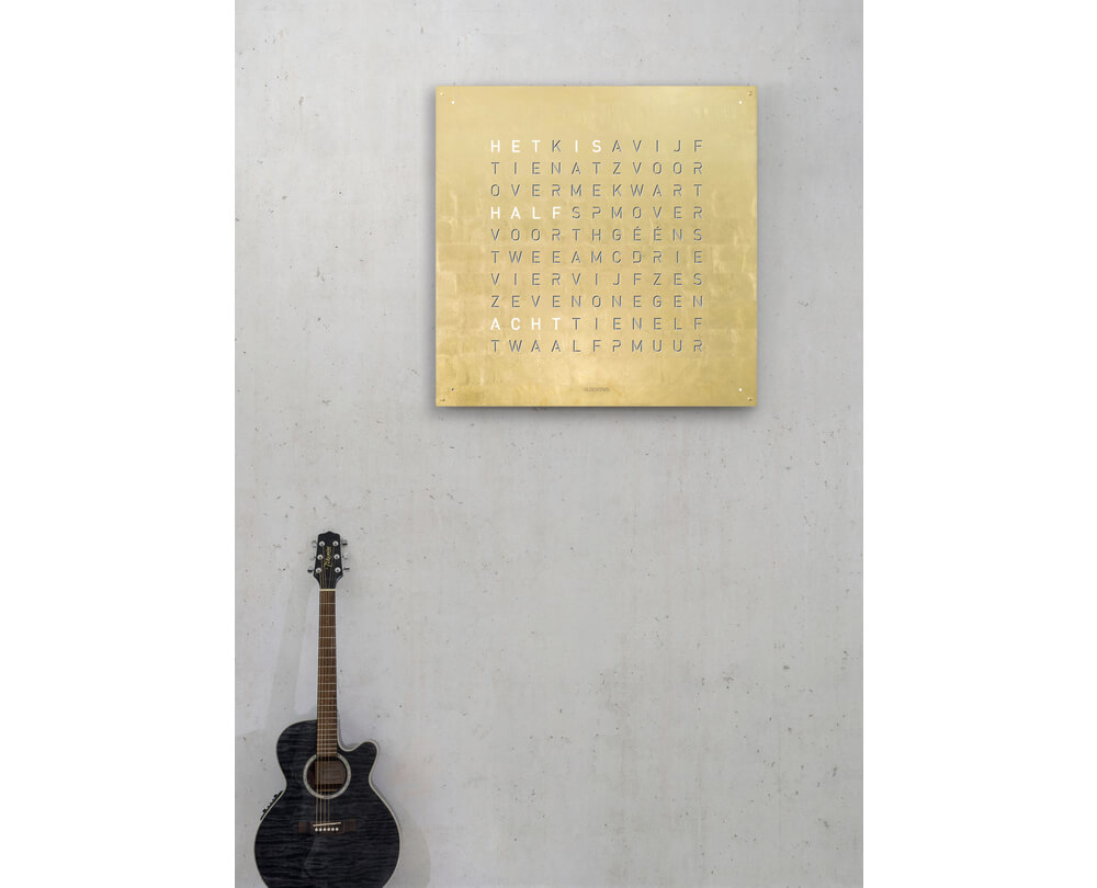 Qlocktwo Classic Creator's Edition klokken (45 cm) | Gerritsma Interieur